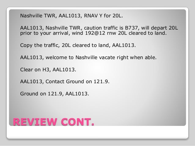 C104 atc communication