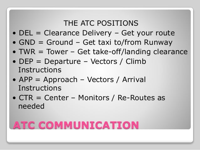 C104 atc communication