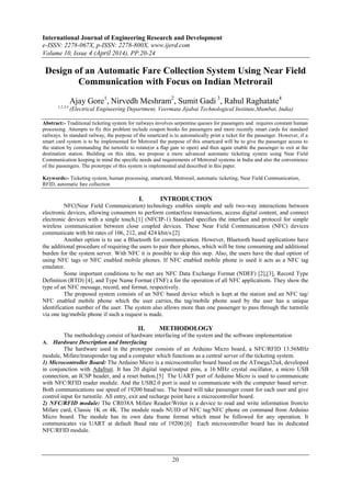 International Journal of Engineering Research and Development | PDF