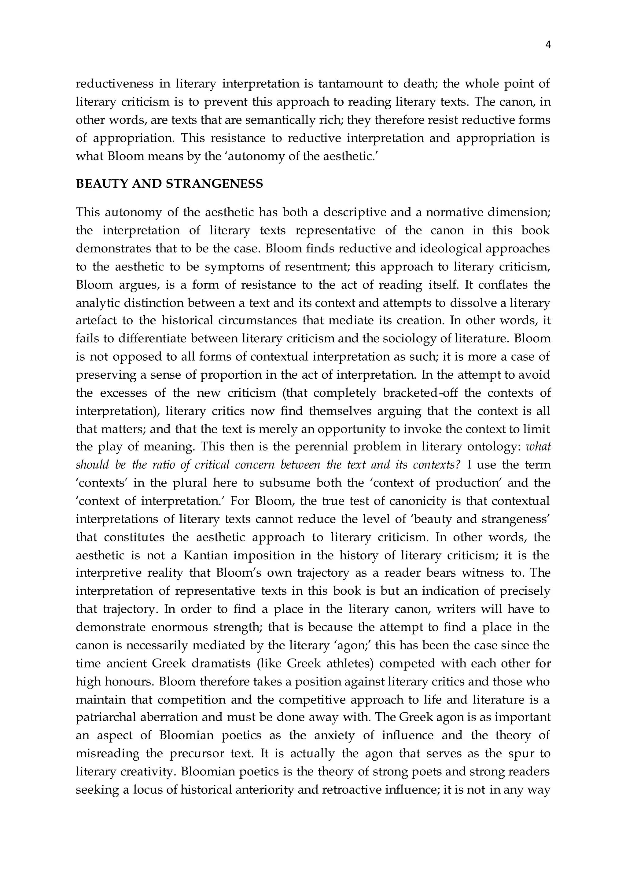 Review of Harold Bloom's The Western Canon | DOCX