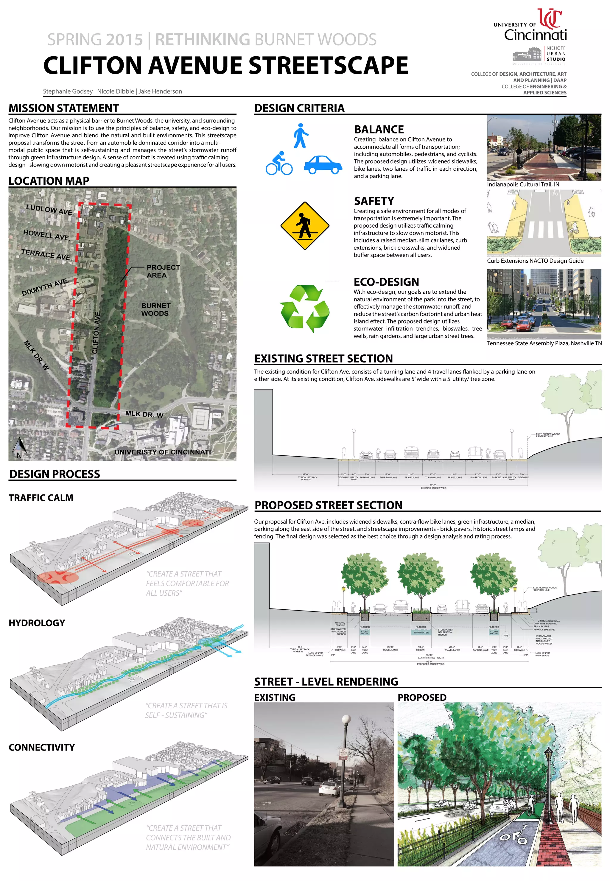 Clifton Avenue Streetscape Design - Posters | PDF