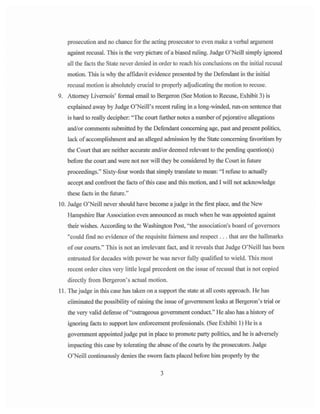 Motion to Reconsider Judge James D. O'Neill III Denial of Recusal | PDF