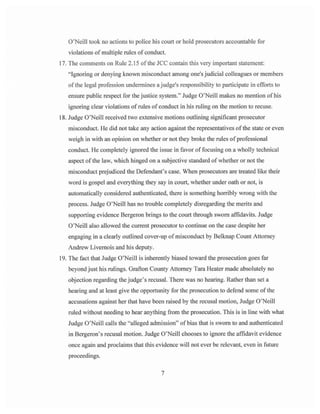 Motion to Reconsider Judge James D. O'Neill III Denial of Recusal | PDF