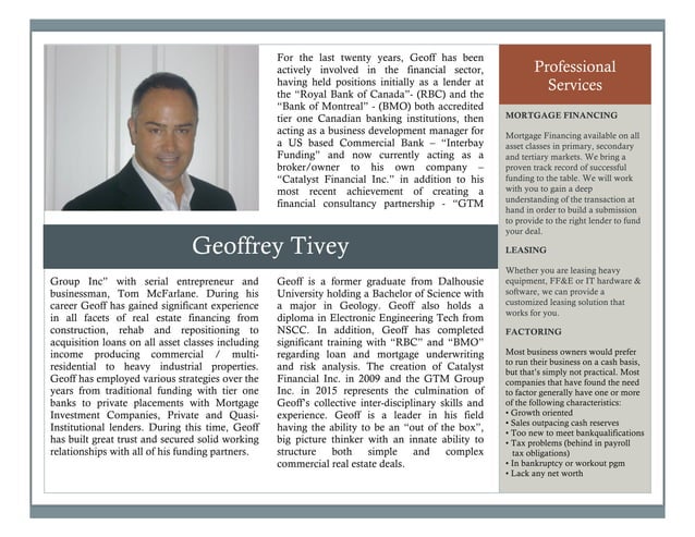 INTRO - GEOFF TIVEY Rev2 | PDF