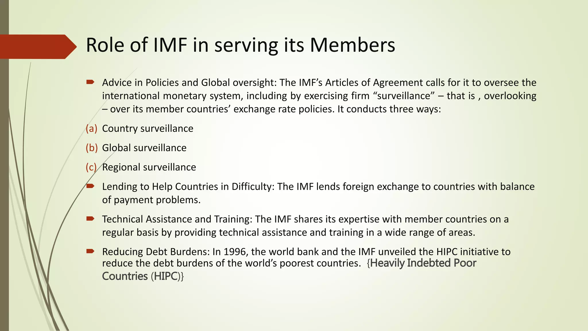International Monetary Fund (IMF) final | PPTX
