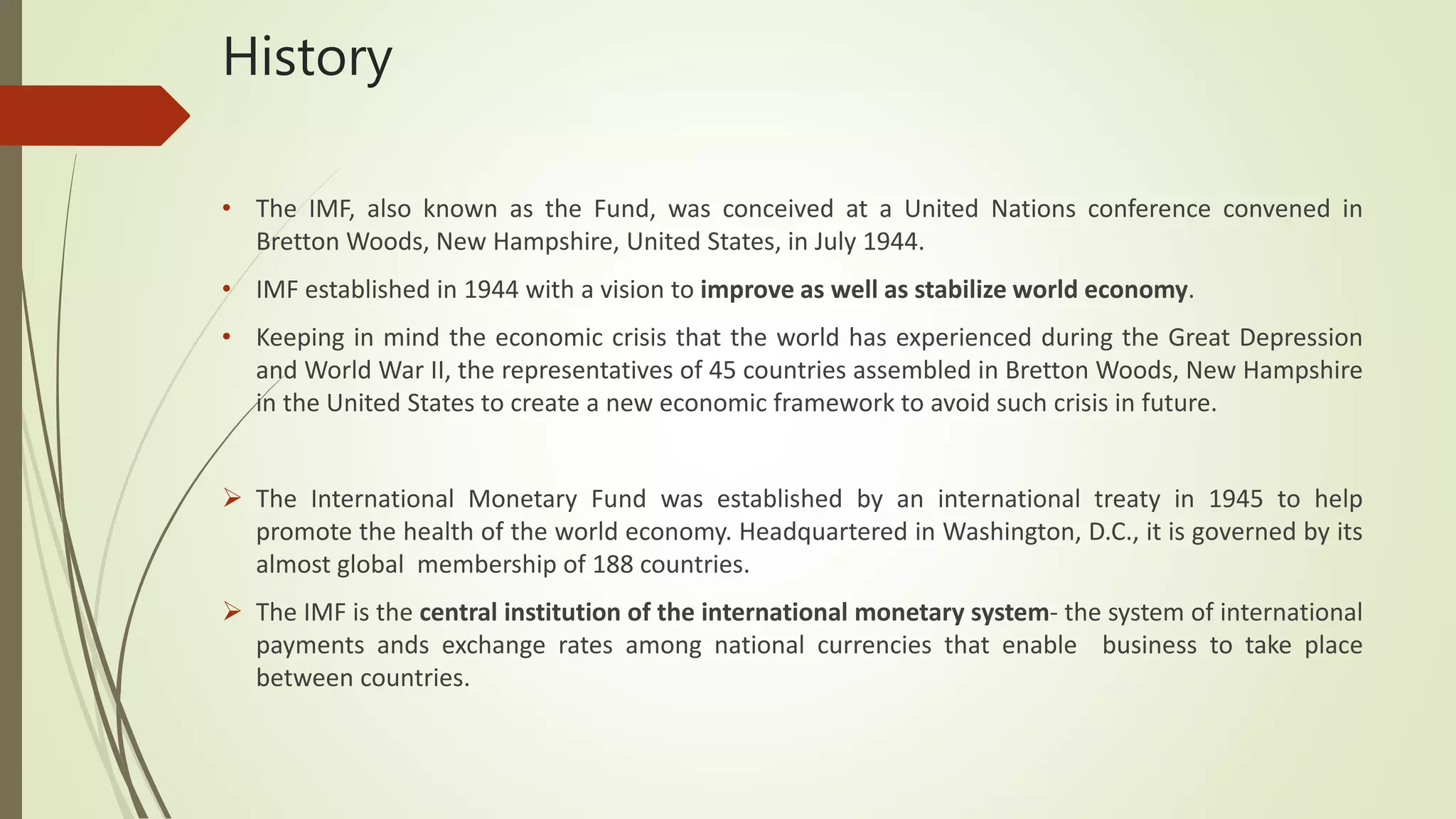 International Monetary Fund (IMF) final | PPTX