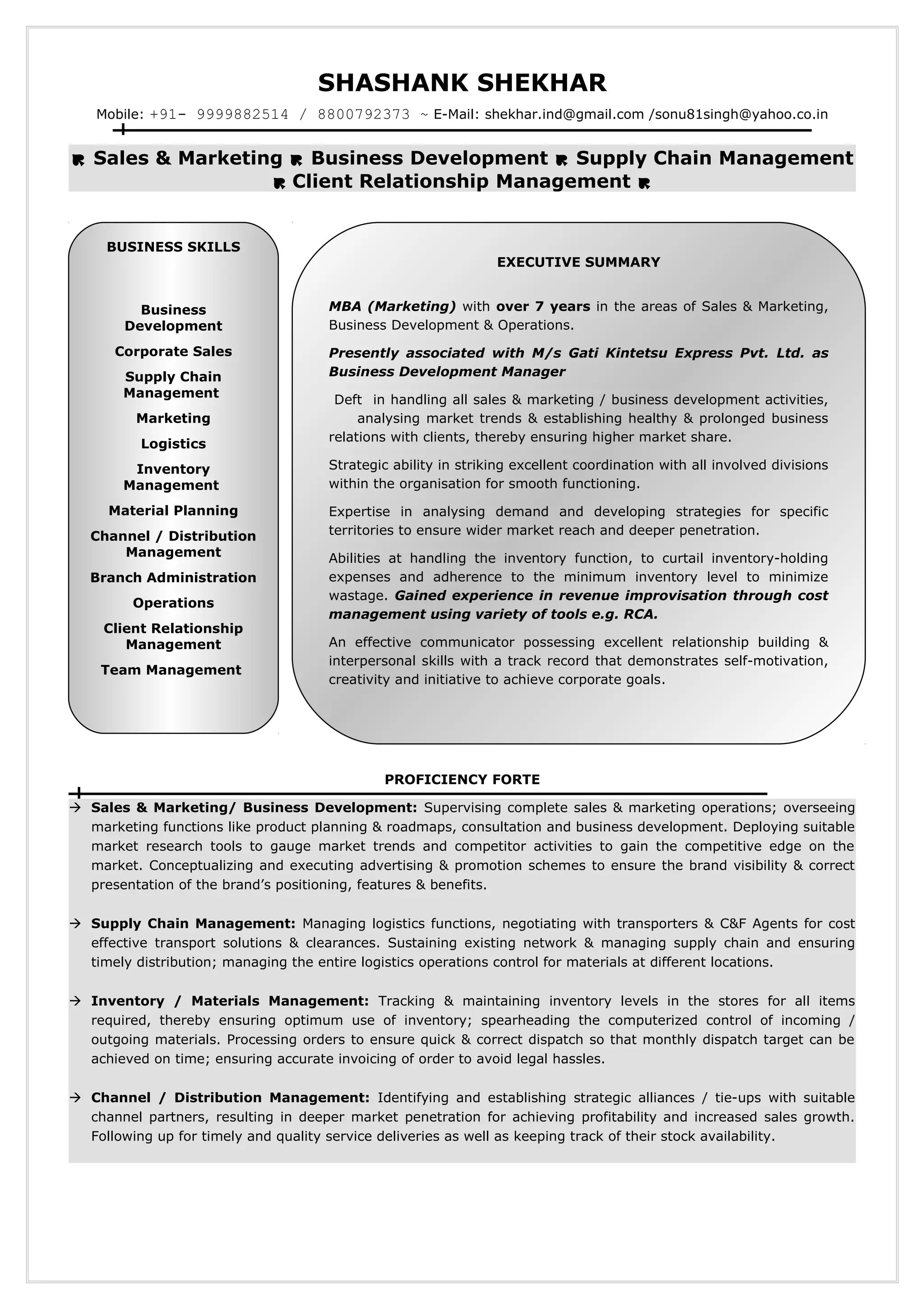 SHASHANK_SHEKHAR | DOC | Logistics | Business