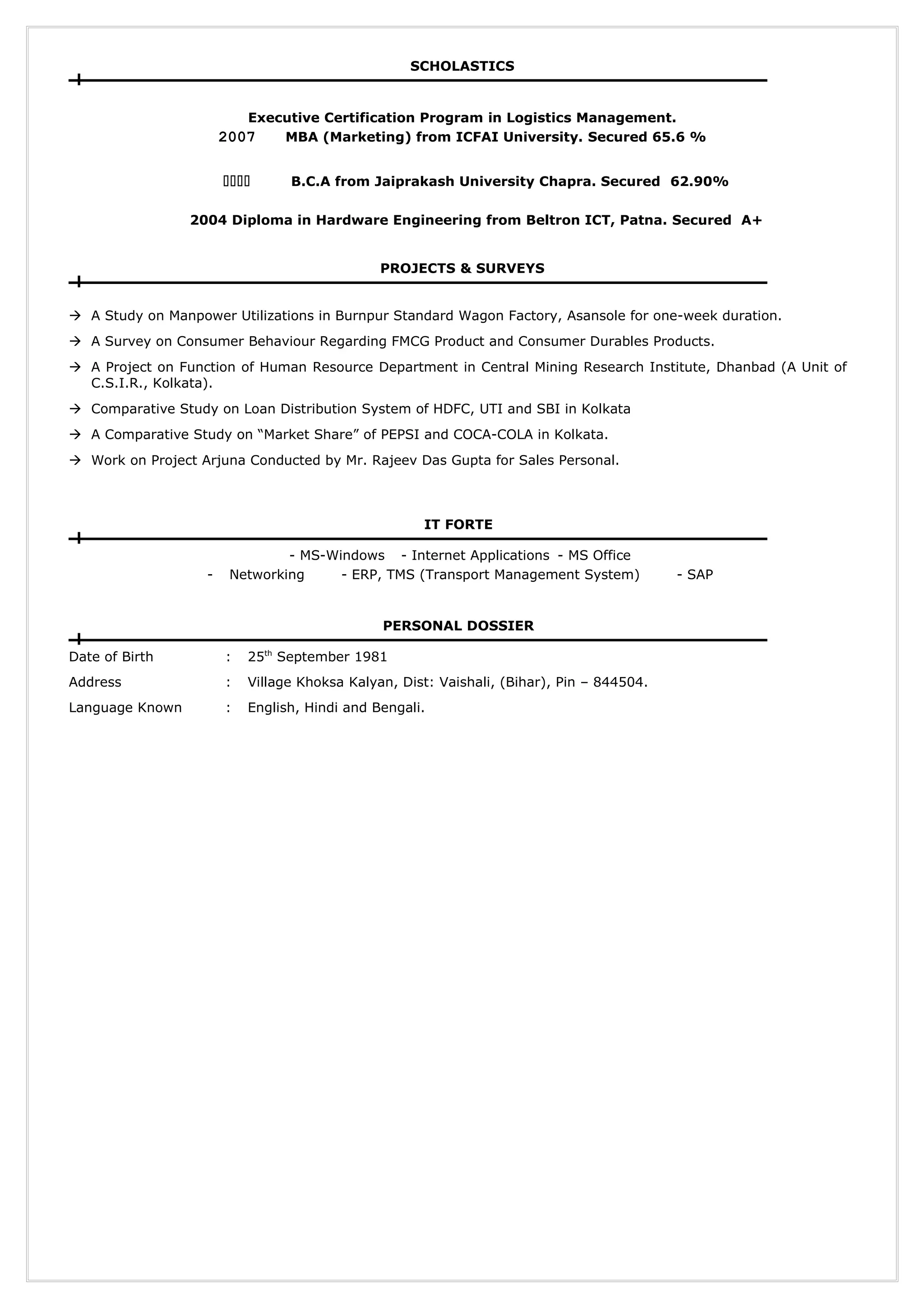 SHASHANK_SHEKHAR | DOC | Logistics | Business