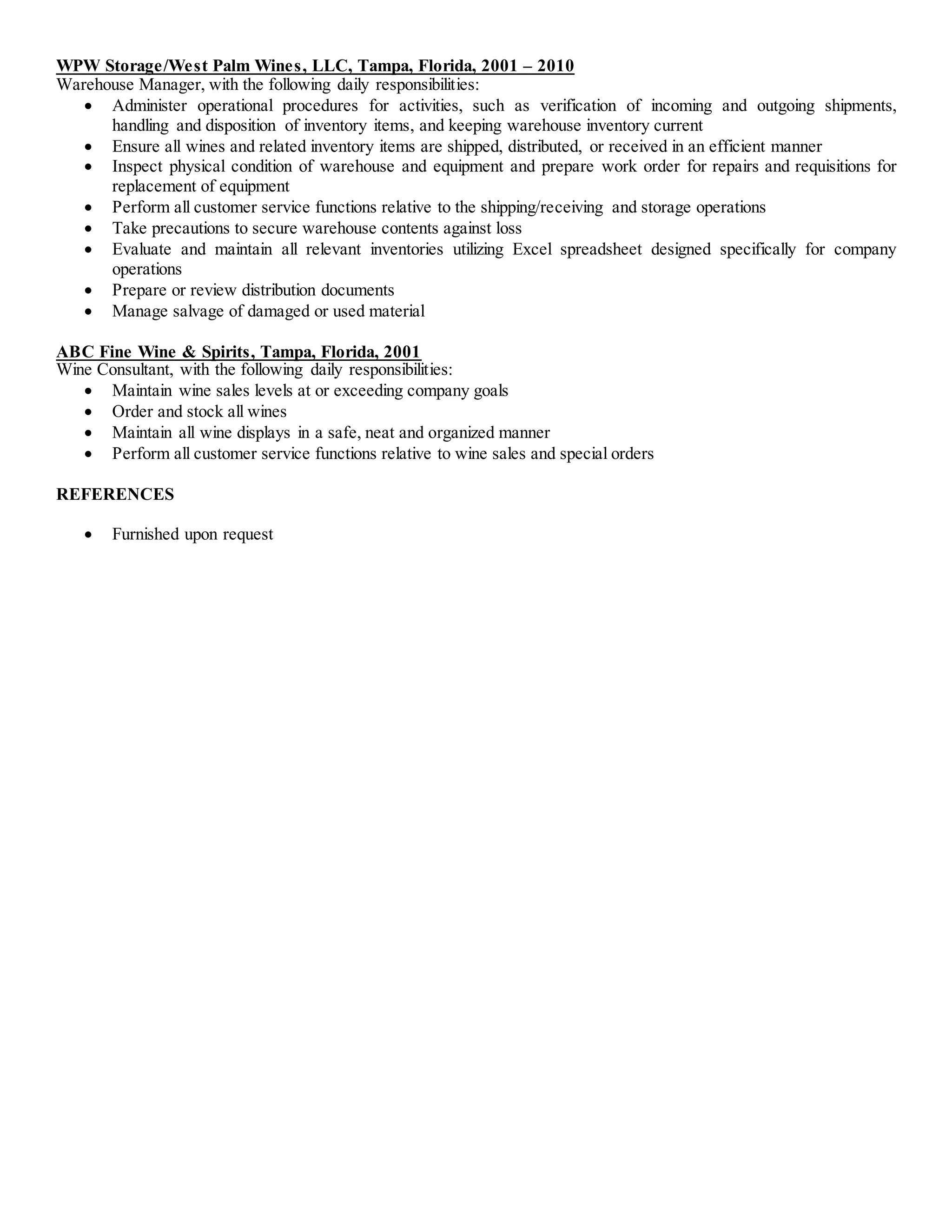 Daniel L. Murphy Resume 2015 | DOCX | Logistics | Business