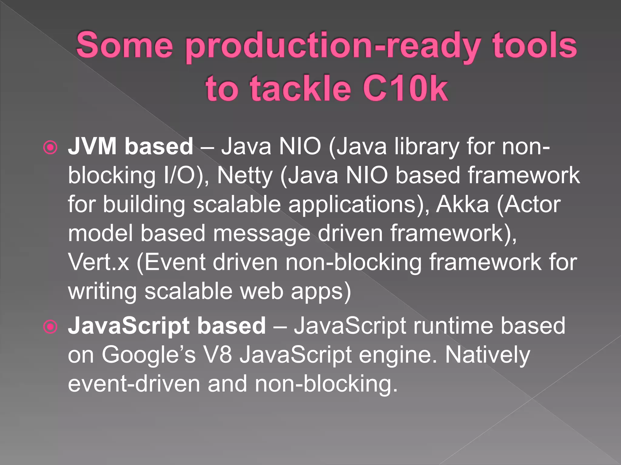 The C10k Problem | PPT