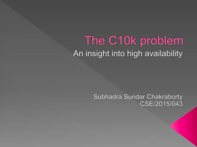 The C10k Problem | PPT