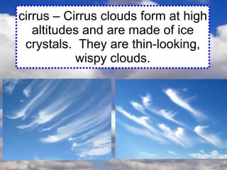 Types of Clouds | PPT