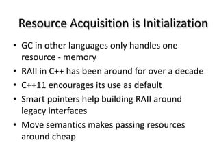 C++11: Feel the New Language | PPTX