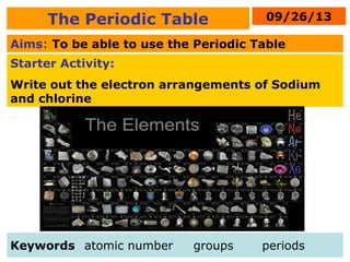 C1 1.4 periodic table | PPT