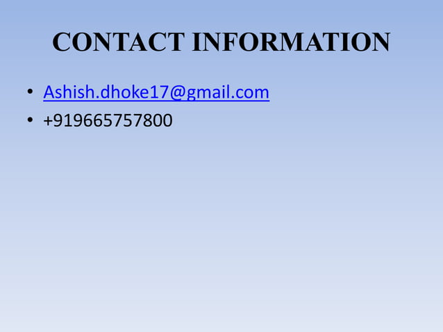 ashish dhoke c.v. | PPT