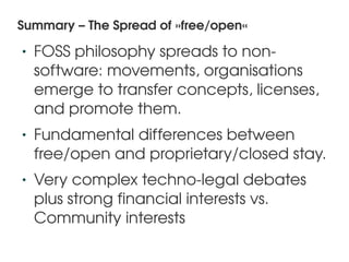 Lecture 2011.05B - FOSS Communities and the Spread of Free (Digital Sustainability) | PDF