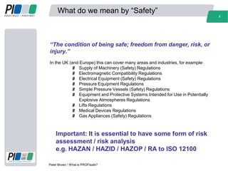 C11 PROFIsafe, considerations for functional safety and security - Pete ...