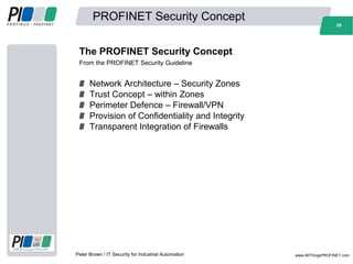 C11 PROFIsafe, considerations for functional safety and security - Pete ...