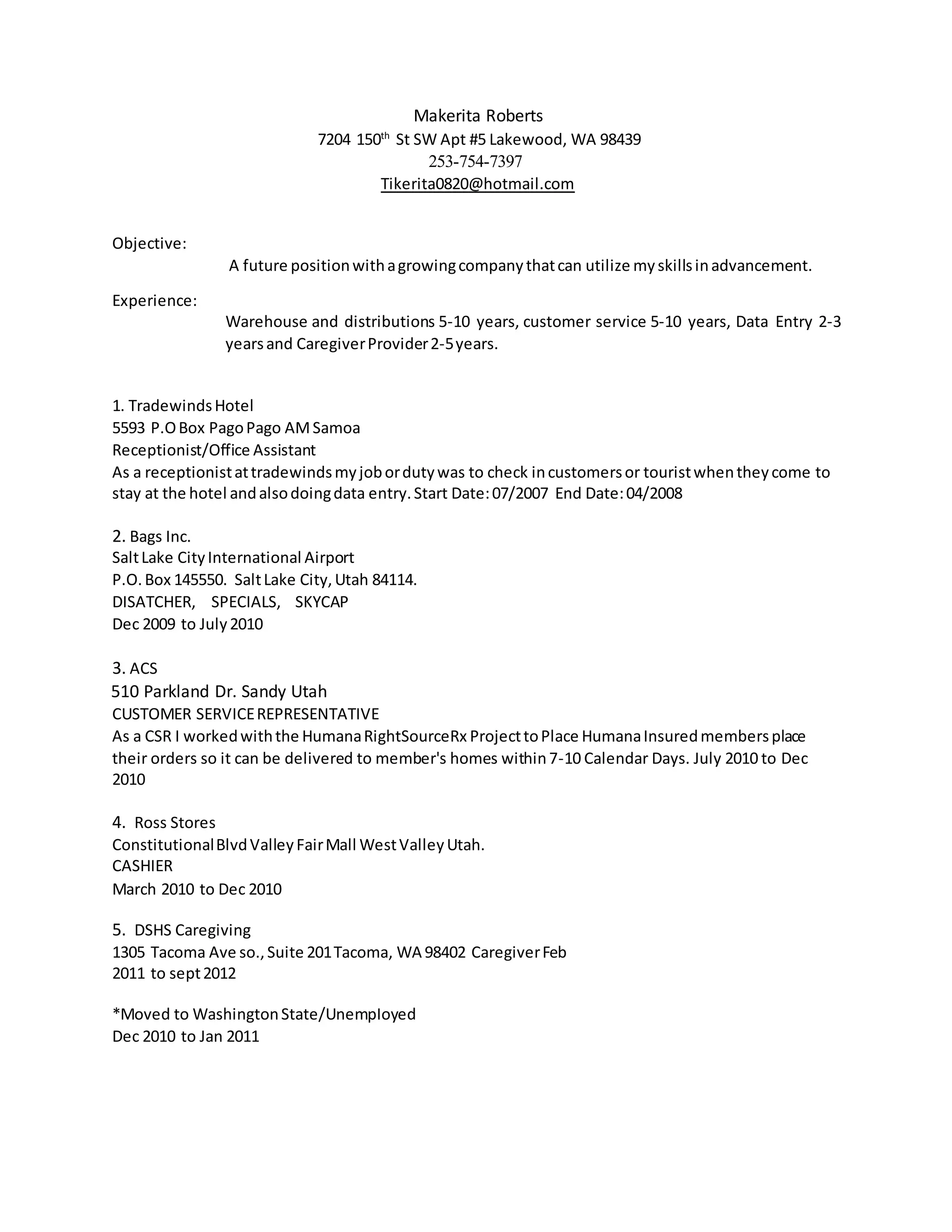 Resume6 | PDF | Free Download