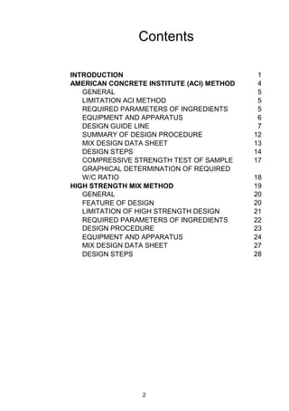 Concrete Mix Design Manual | PDF