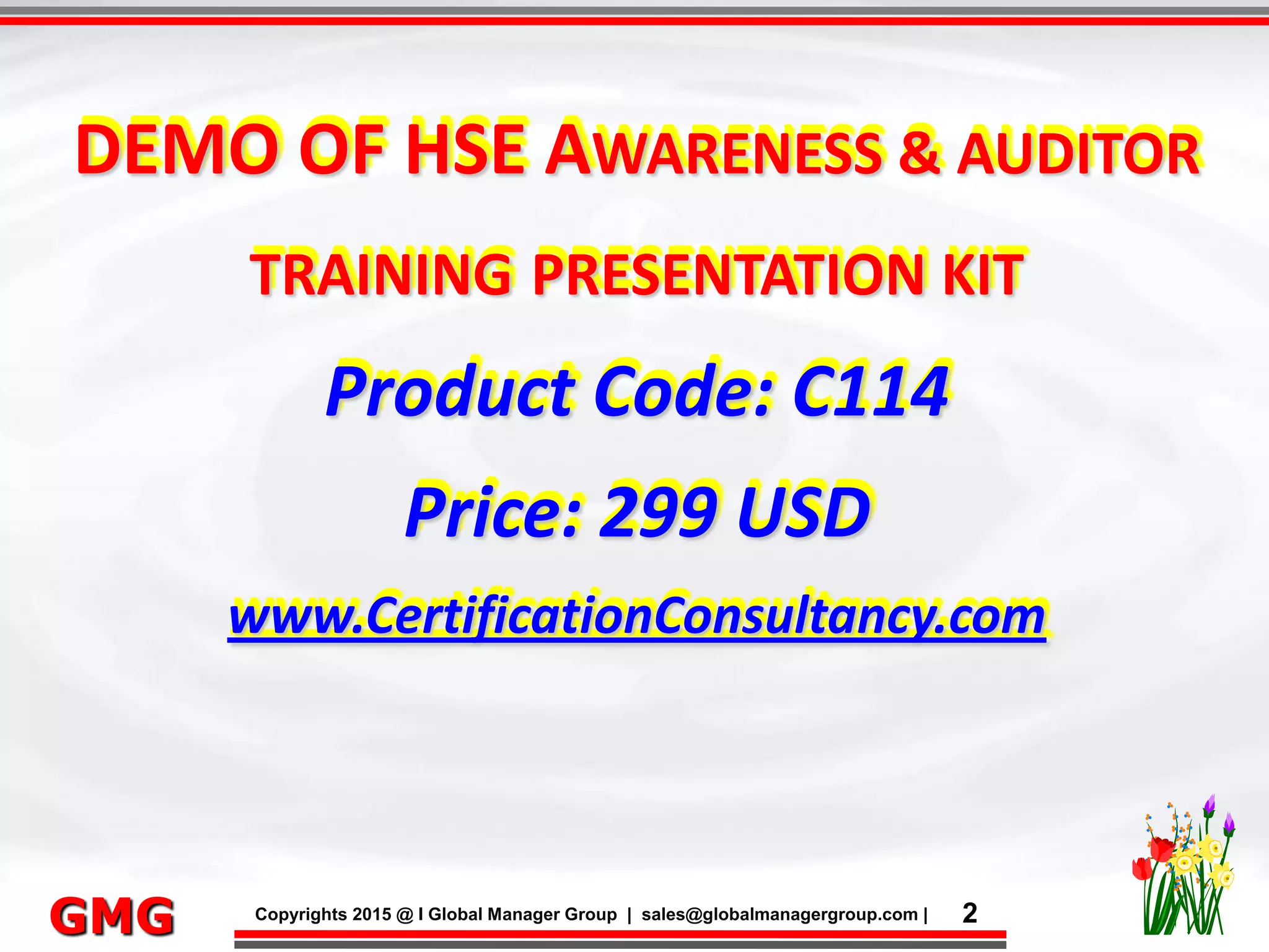 Auditor Training packages for HSE | PDF