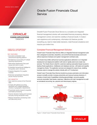 Financials_Cloud_Datasheet | PDF