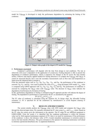Performance prediction of a thermal system using Artificial Neural Networks | PDF | Home ...