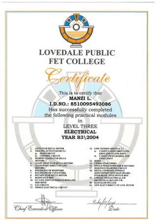 Electrical Enginnering Practical Level 3 | PDF