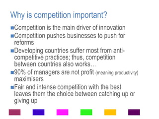 Day 1 Intro to CCP and Competition Law in Pakistan | PPT