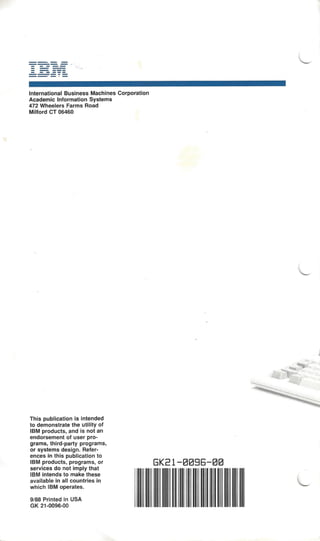 IBM Brochure 9-88 | PDF