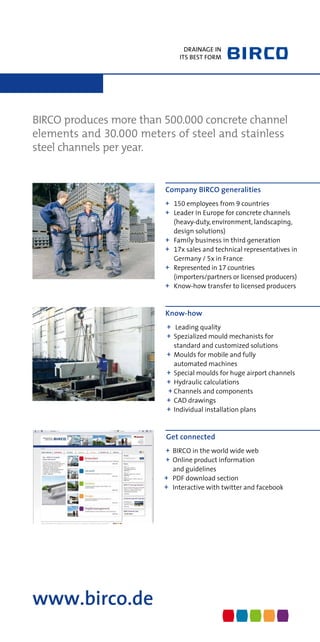 BIRCO-Concrete Channel Drainage Systems | PDF | Civil Engineering ...