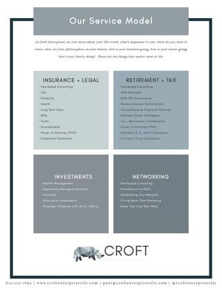 Croft Comprehensive Service Model | PDF