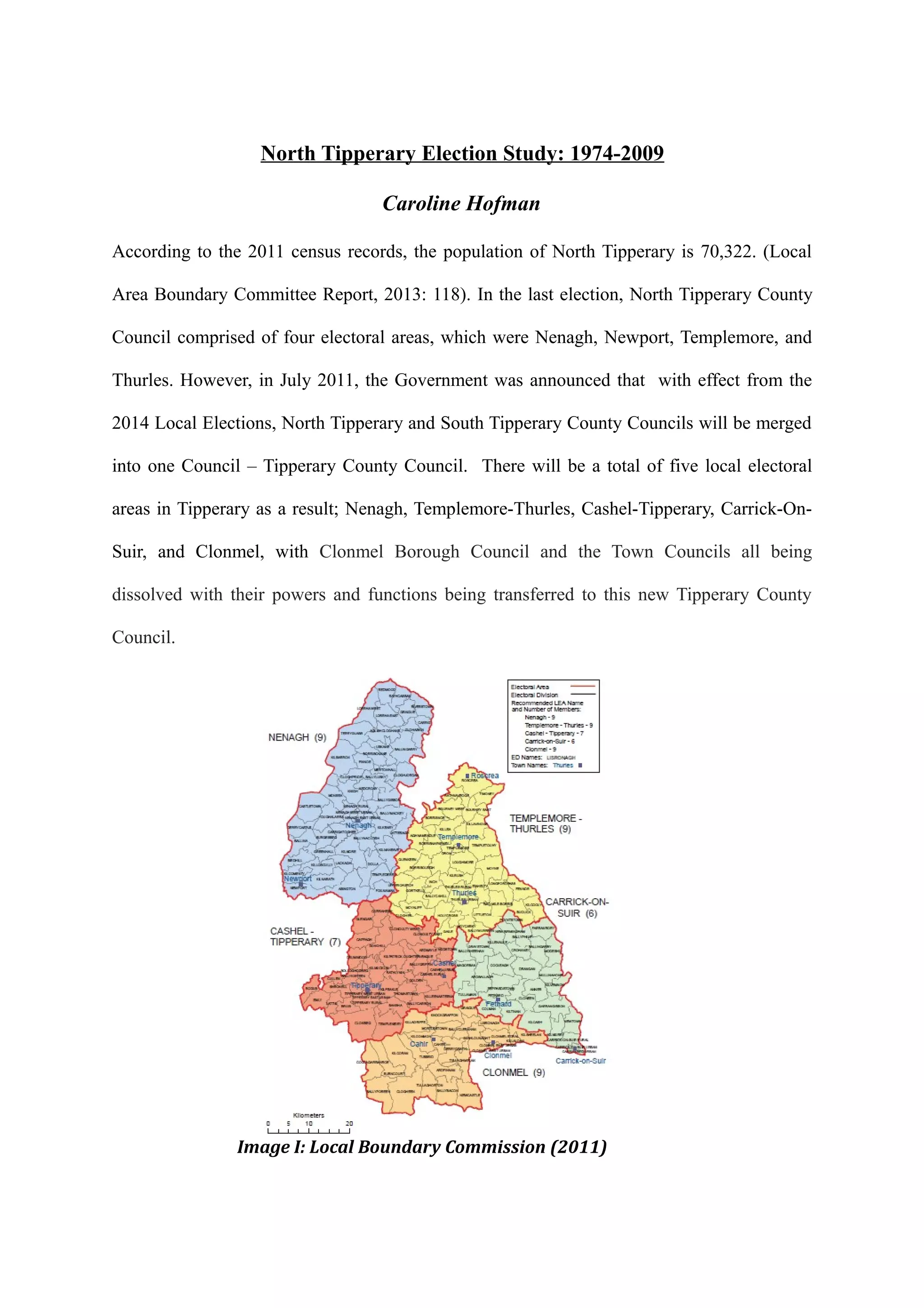 North Tipperary Election Study Final2 | PDF
