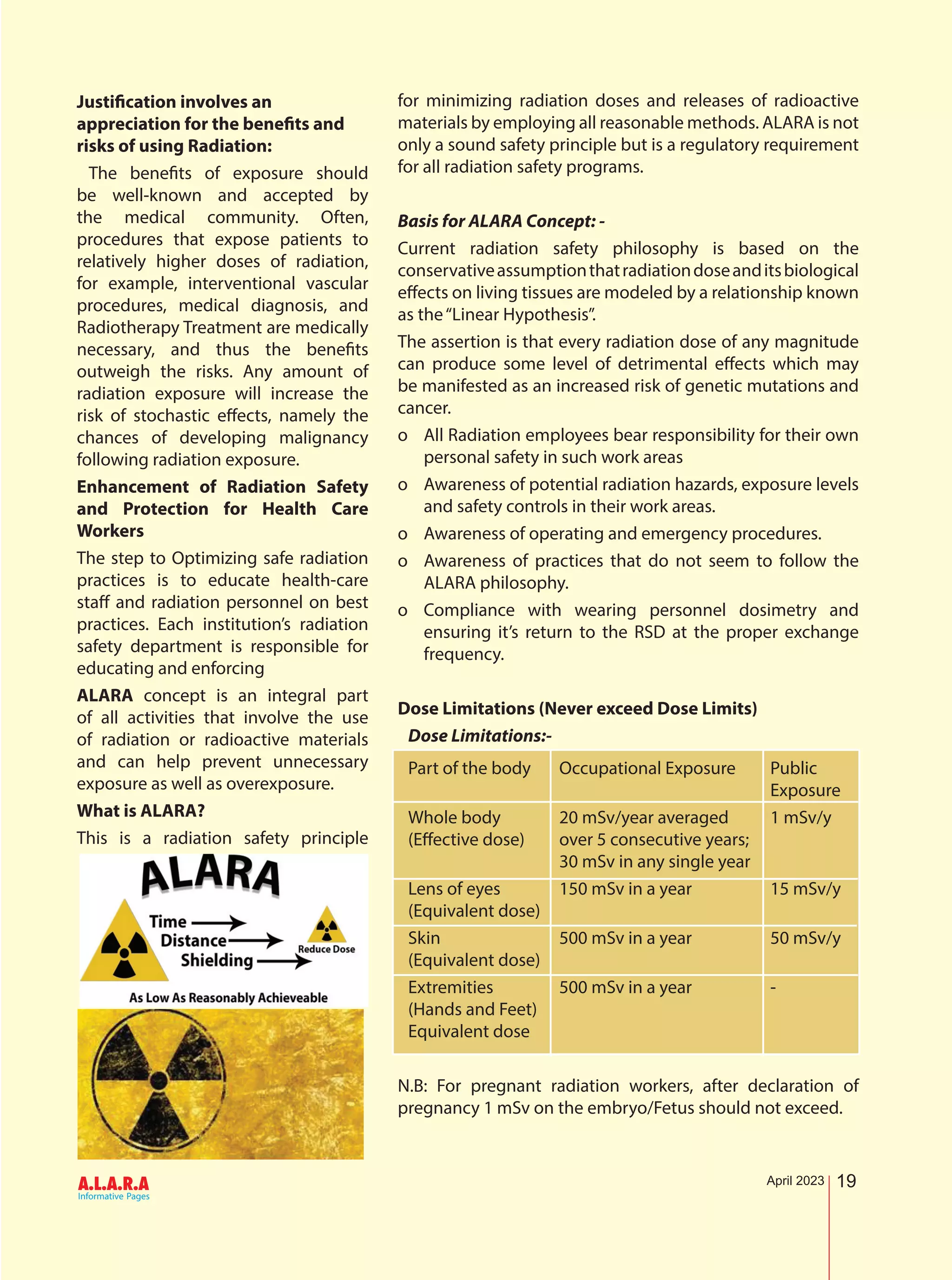 Radiation Protection & Safety Concerns of Health Care Personel's ...