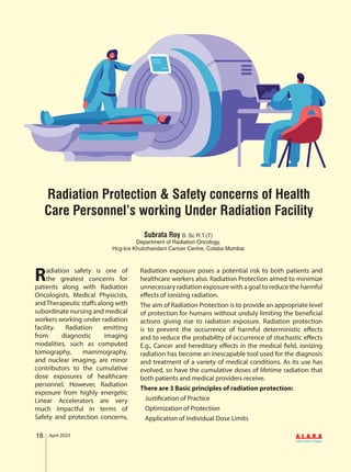 Radiation Protection & Safety Concerns of Health Care Personel's ...