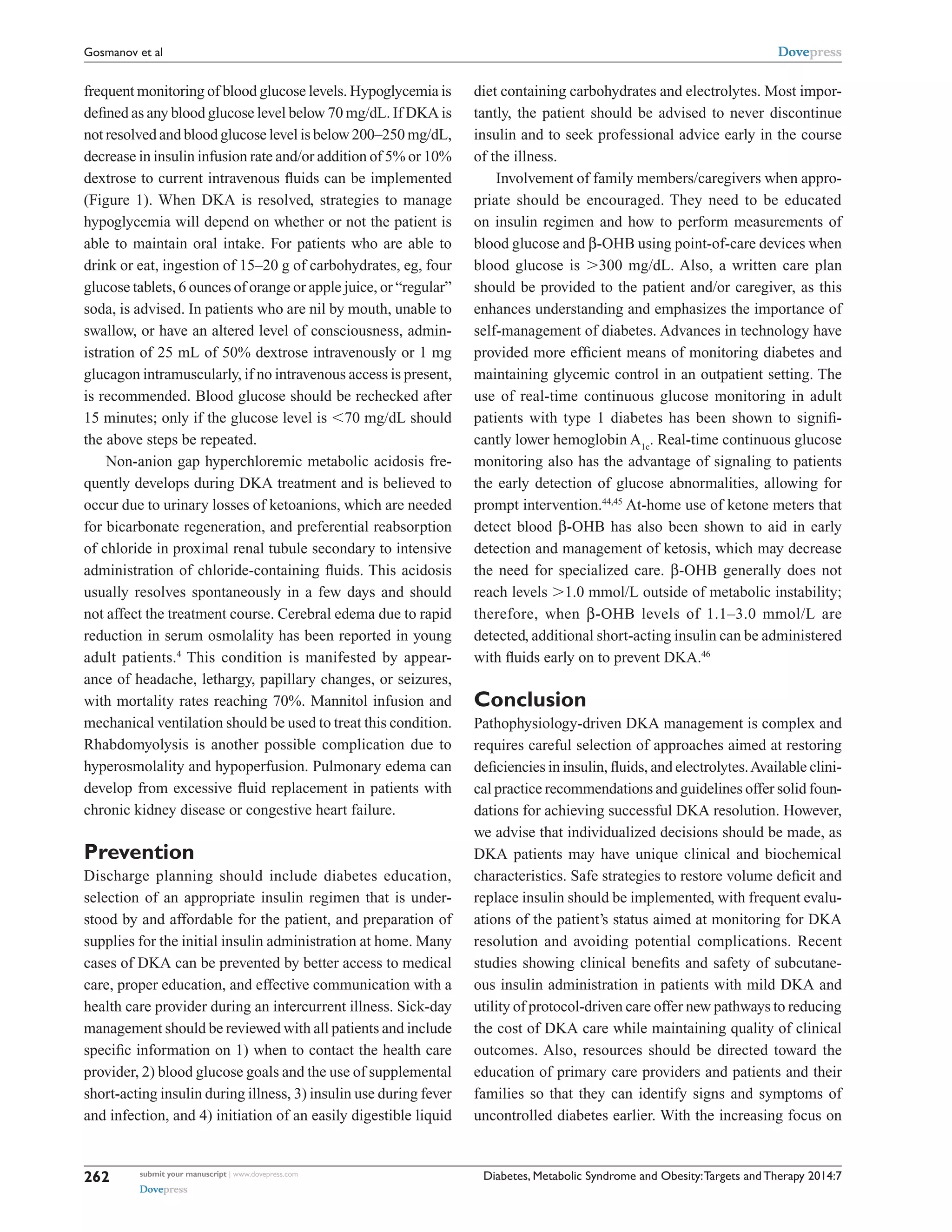 C11 management of adult diabetic ketoacidosis | PDF