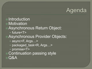 C++11 Multithreading - Futures | PPTX