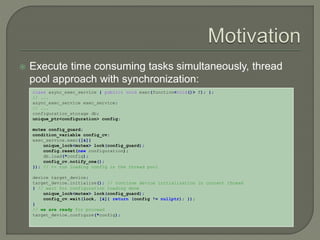 C++11 Multithreading - Futures | PPTX