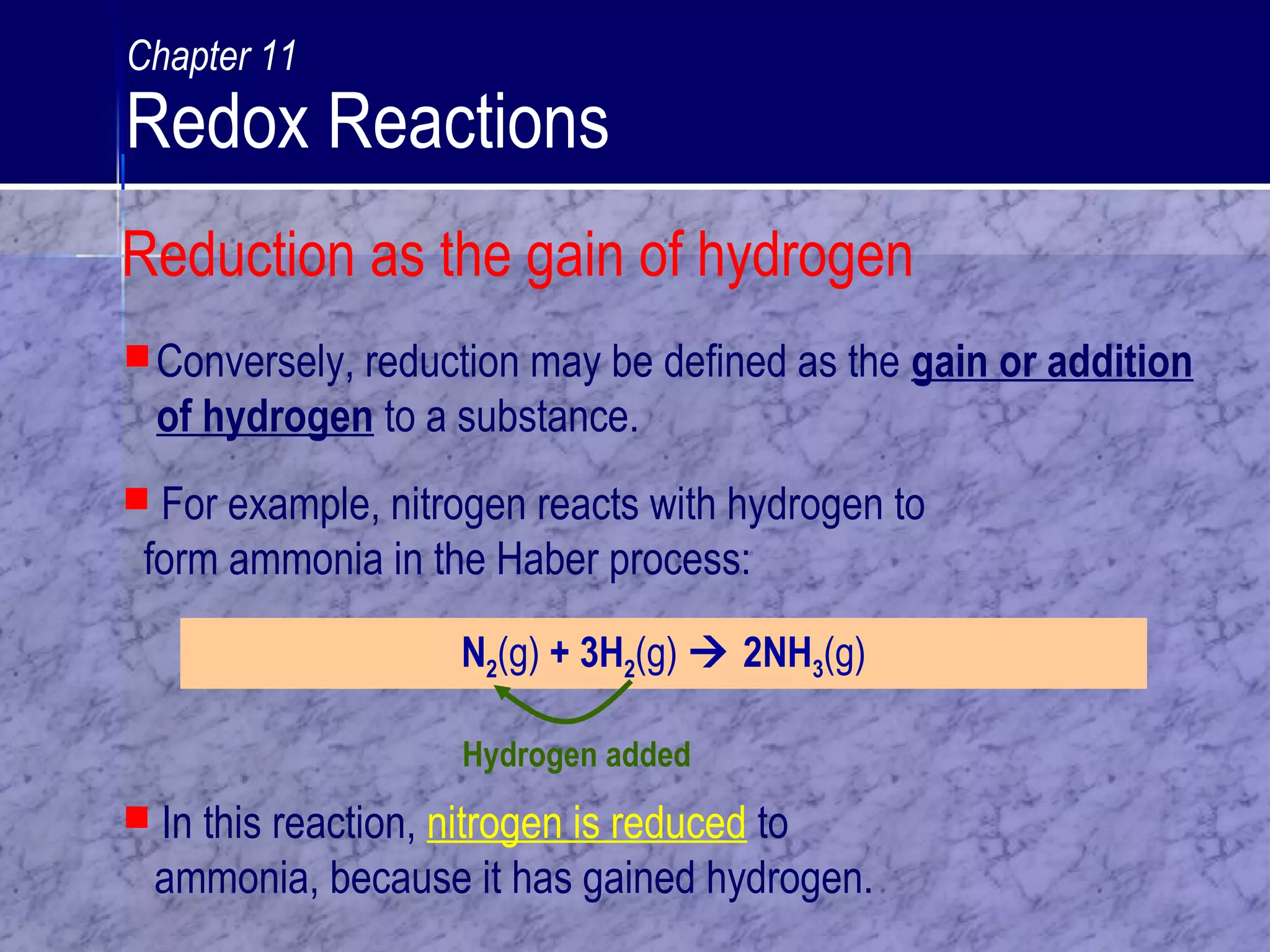 C11 redox reactions | PPT | Chemistry | Science