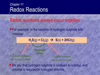 C11 redox reactions | PPT