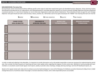 Strategic Planning Guide - a resource from the C12 Group | PDF