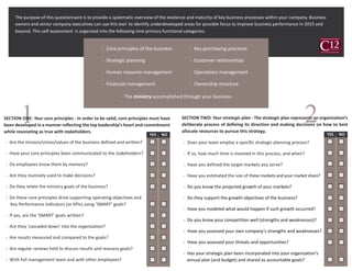 Strategic Planning Guide - a resource from the C12 Group | PDF