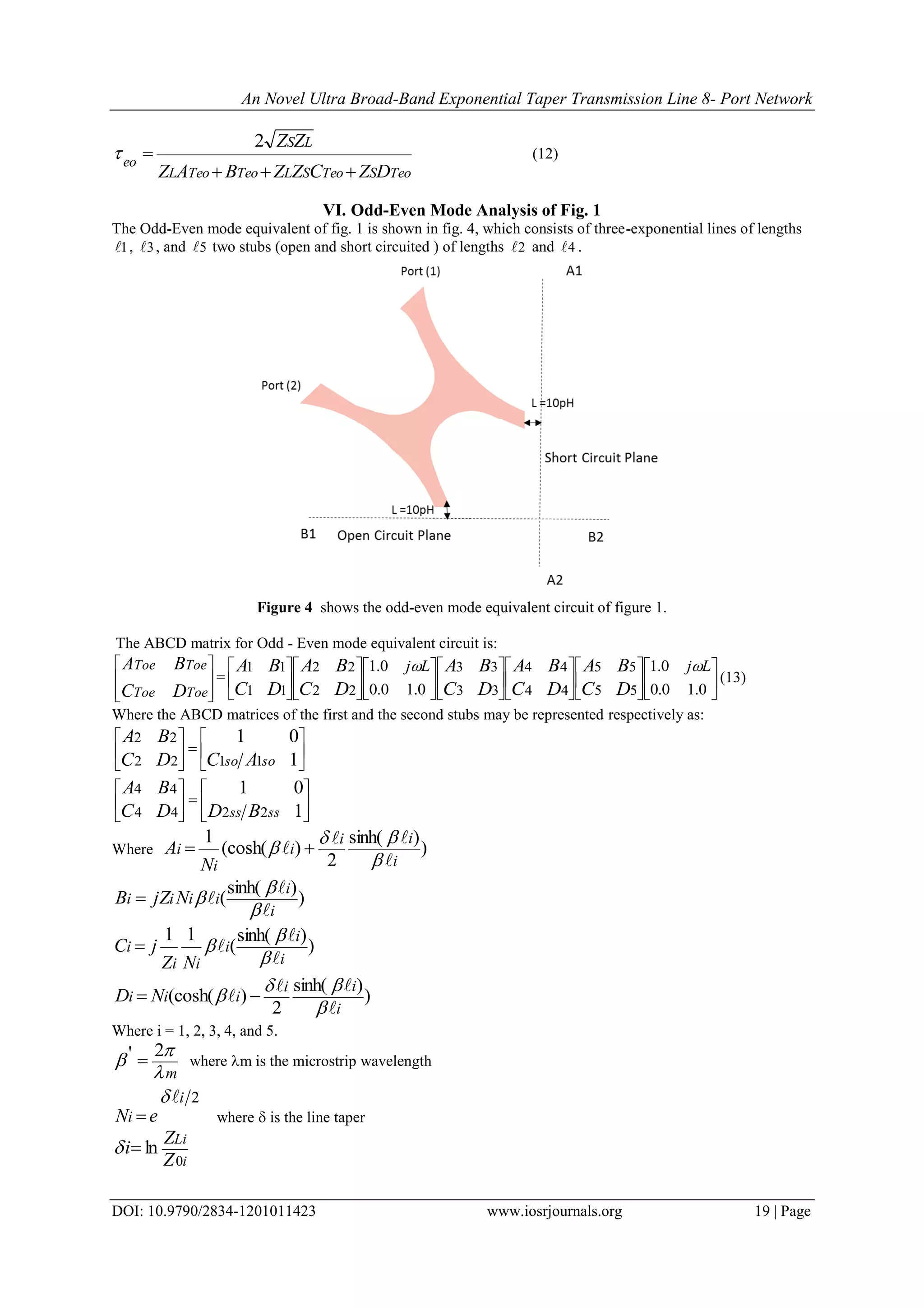 An Novel Ultra Broad-Band Exponential Taper Transmission Line 8- Port ...