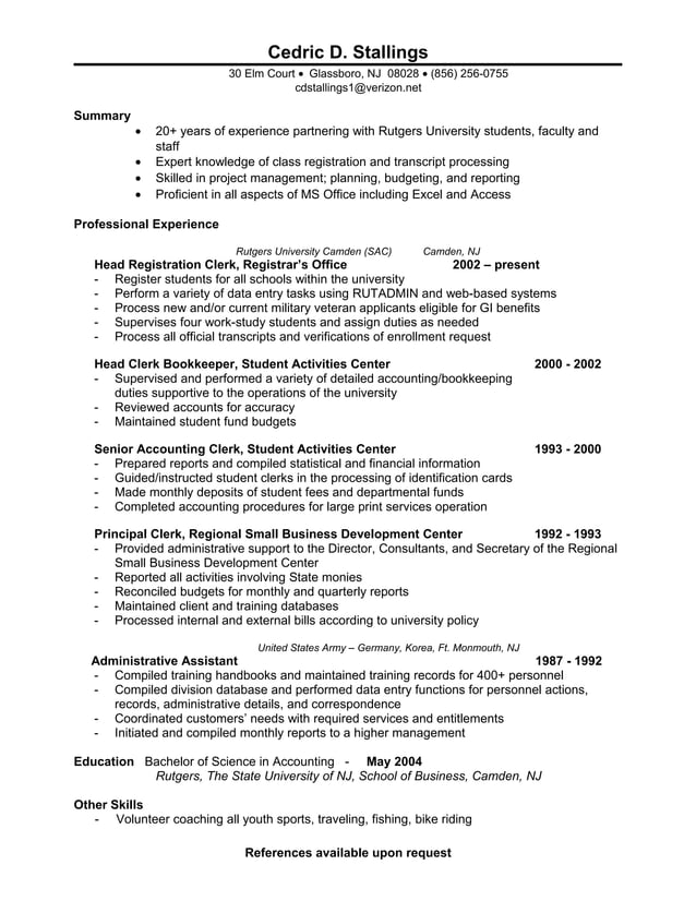 CDS - Resume | PDF