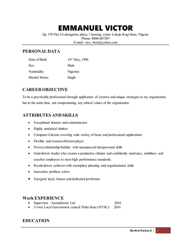 ohida cv | DOCX | Soccer | Sports