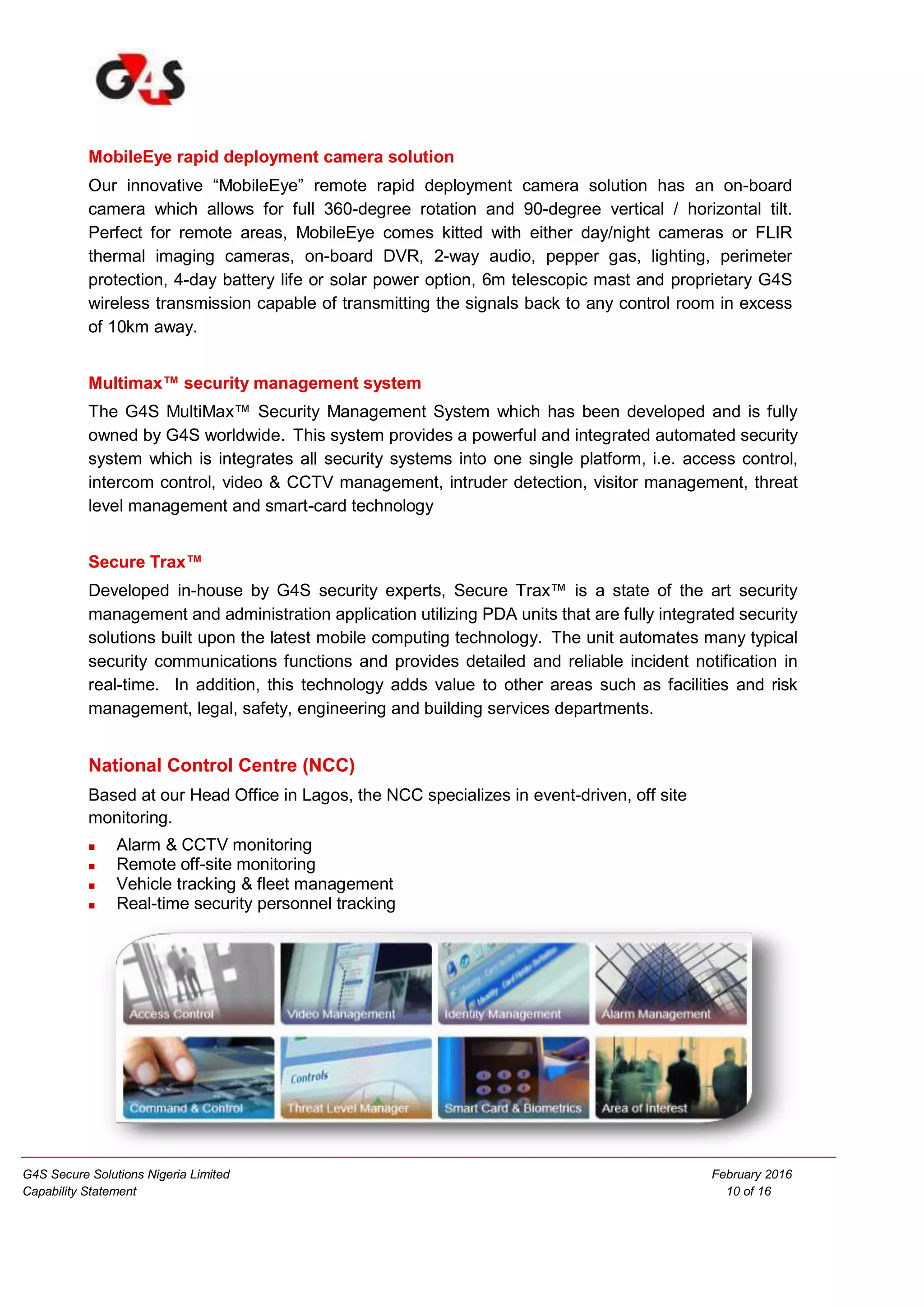 Capability Statement | PDF