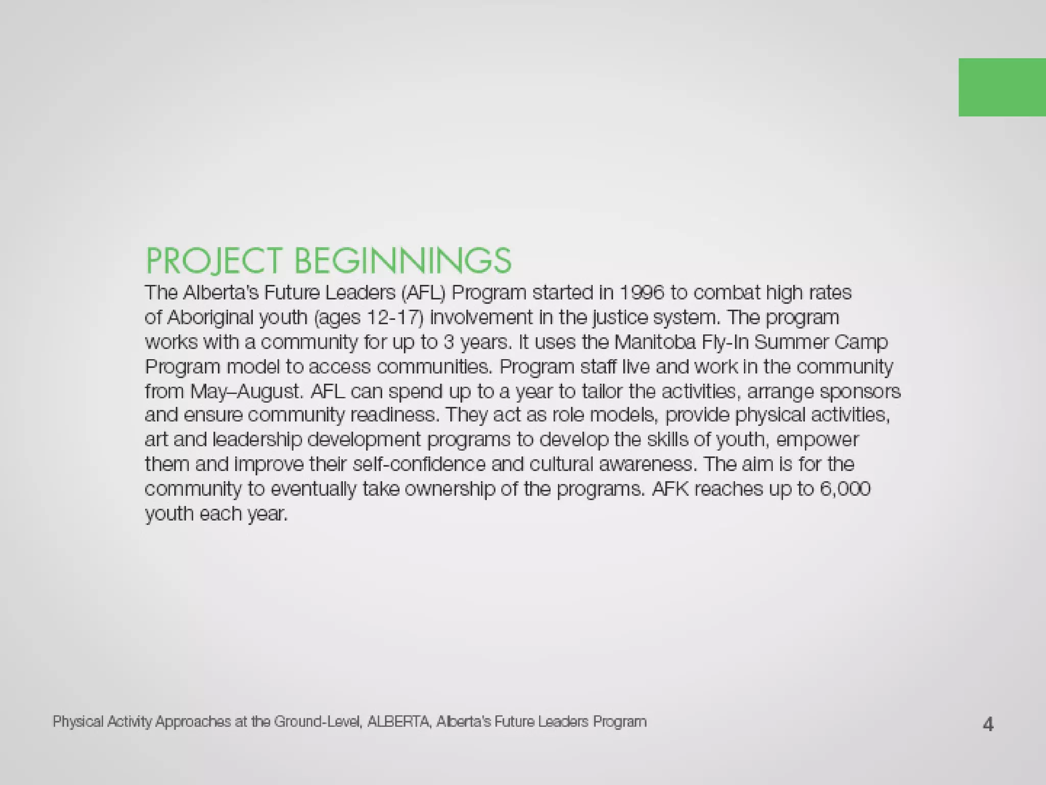 C12 Alberta - Alberta’s Future Leaders Program | PDF