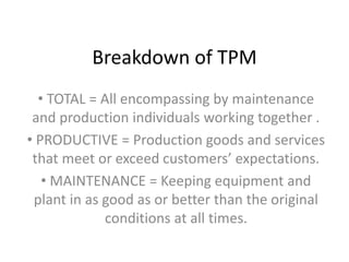 TPM presentation | PPTX