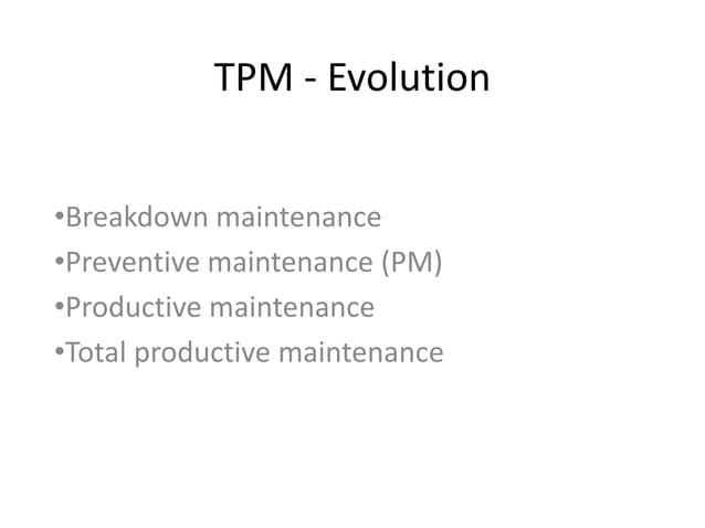 TPM presentation | PPT