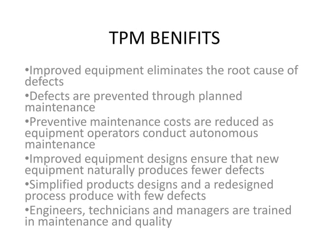 TPM presentation | PPT